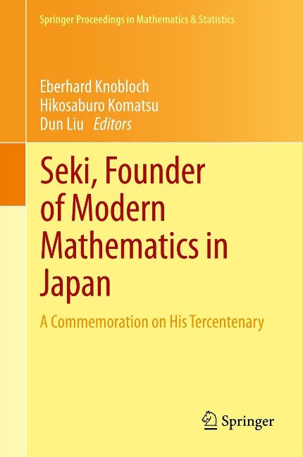 Seki, Founder of Modern Mathematics in Japan (E-Book, PDF ...