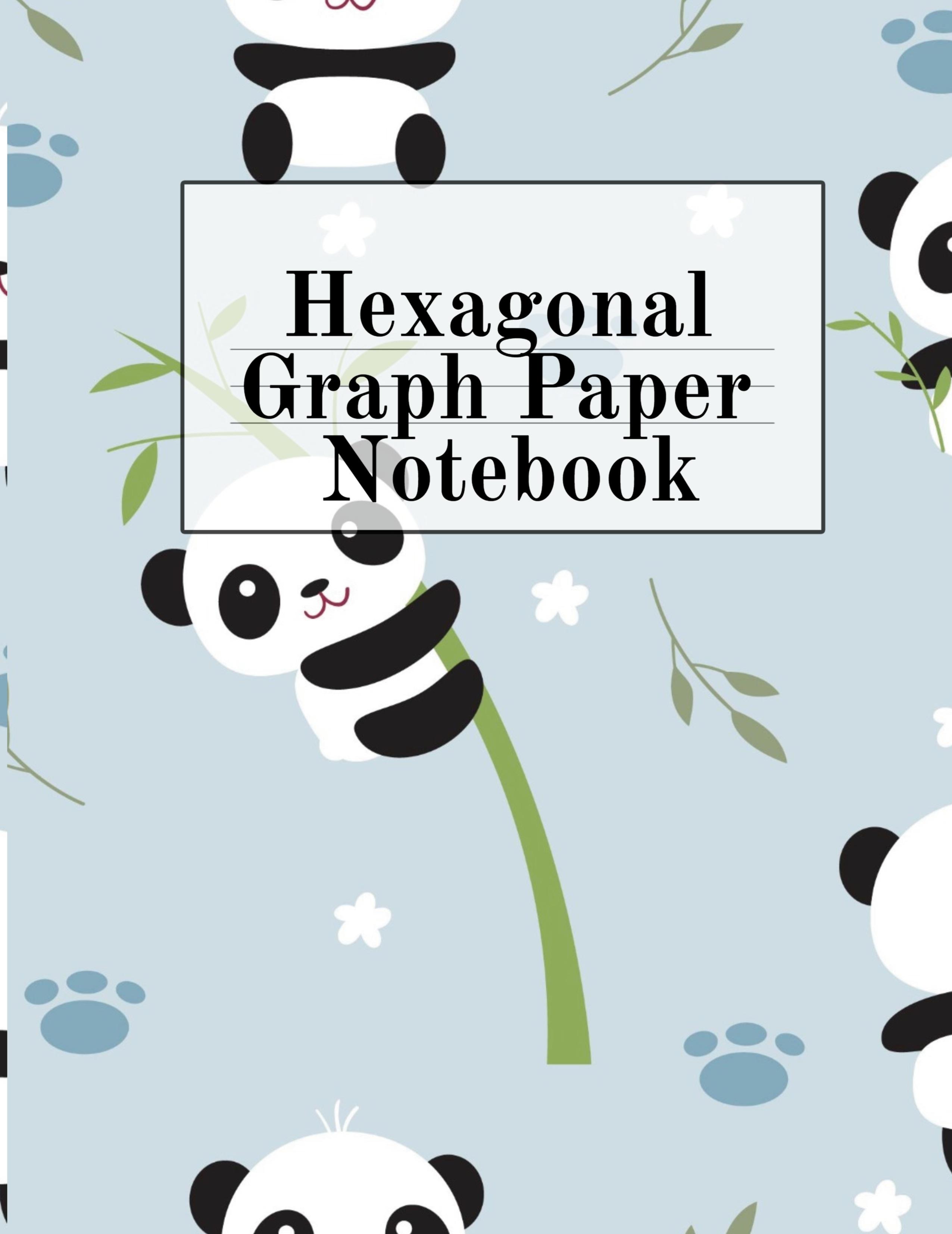 Hexagonal Graph Paper Notebook Crafty Hexagon | Nalda