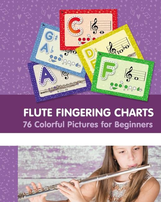 Flute Fingering Charts. 76 Colorful Pictures for Beginners Helen Winter ...