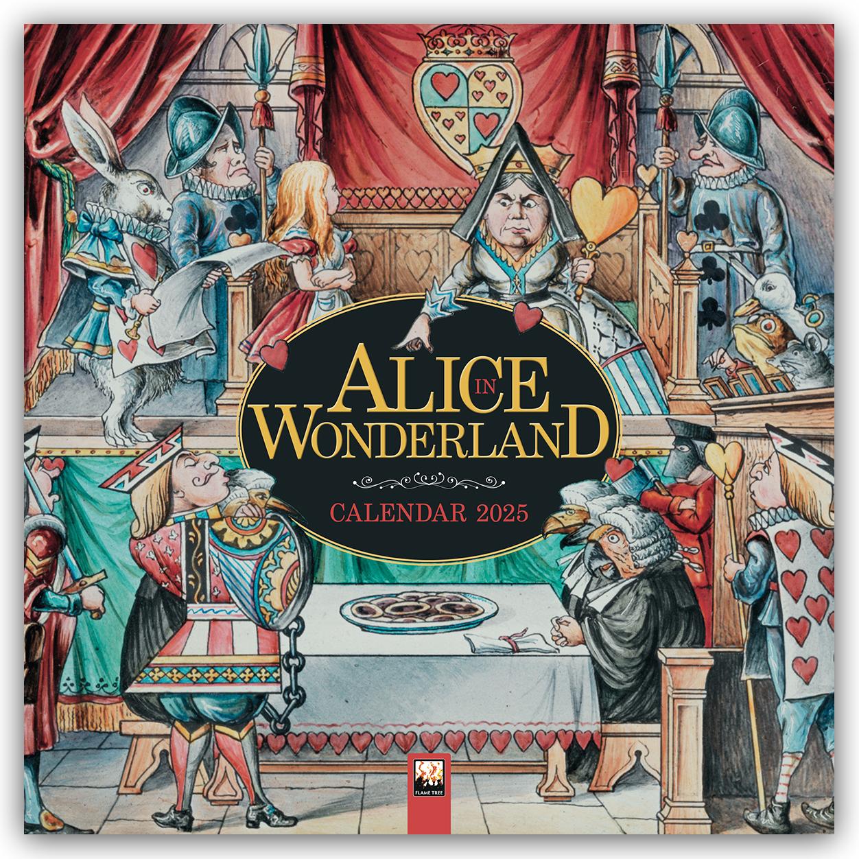 Science Museum: Alice in Wonderland Wall Calendar 2025 (Art Calendar ...