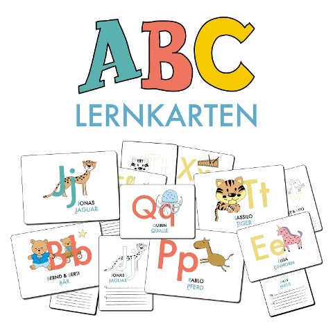 ABC-Lernkarten der Tiere (Loseblatt) | Buchhandlung Graff in Braunschweig